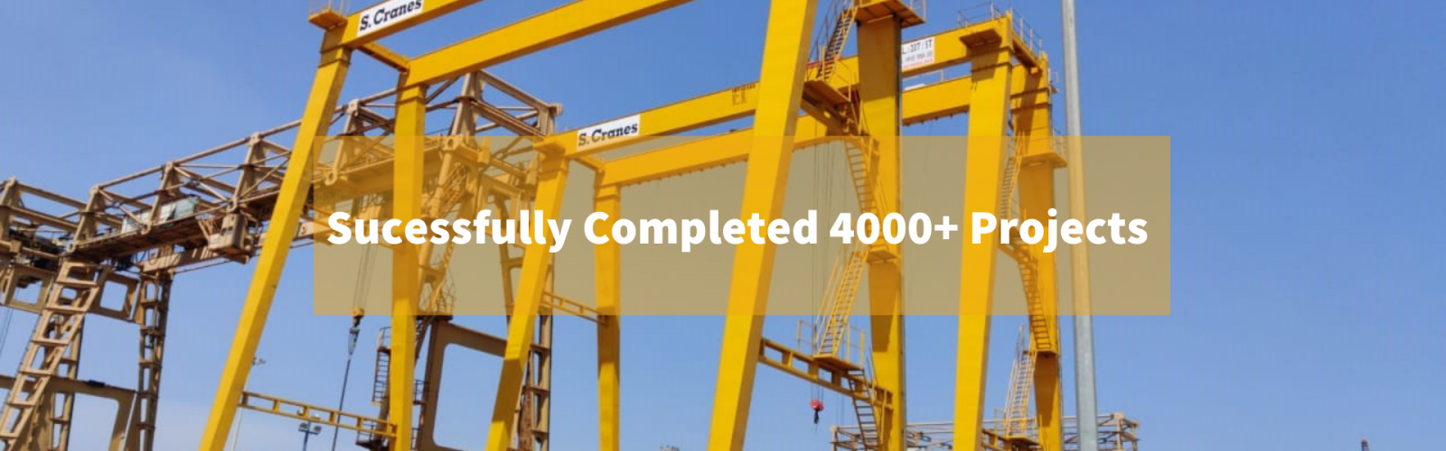 Home - S Cranes -EOT crane Manufacturer since 1979